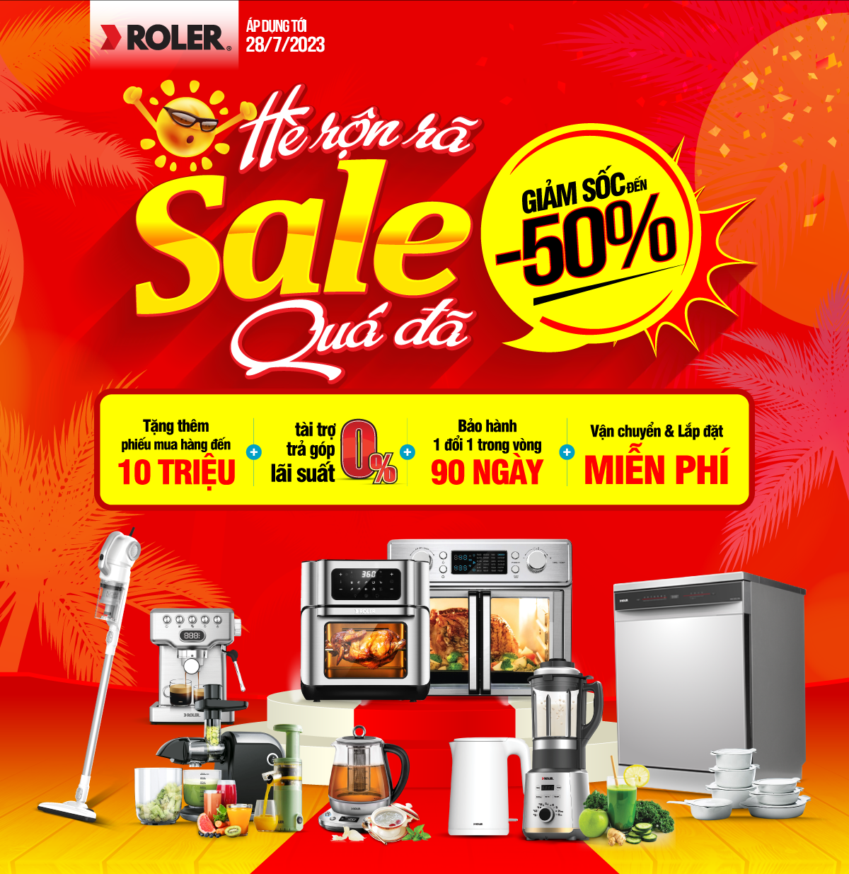 Roler - Hè rộn rã - Sale quá đã (-50%)